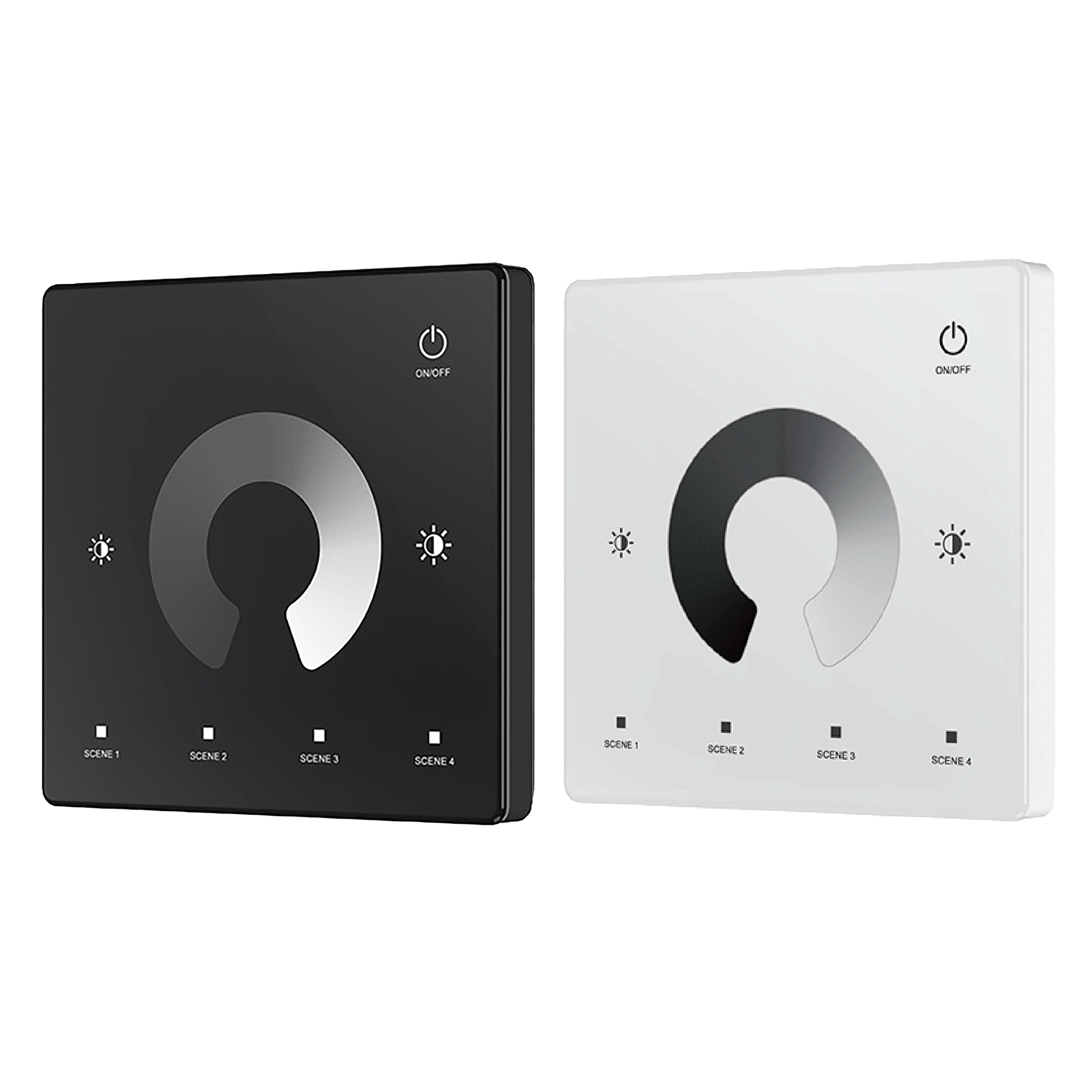 1 Zone Dimming Touch Panel Remote Control 2.4GHz RF 1*CR2032 Battery T