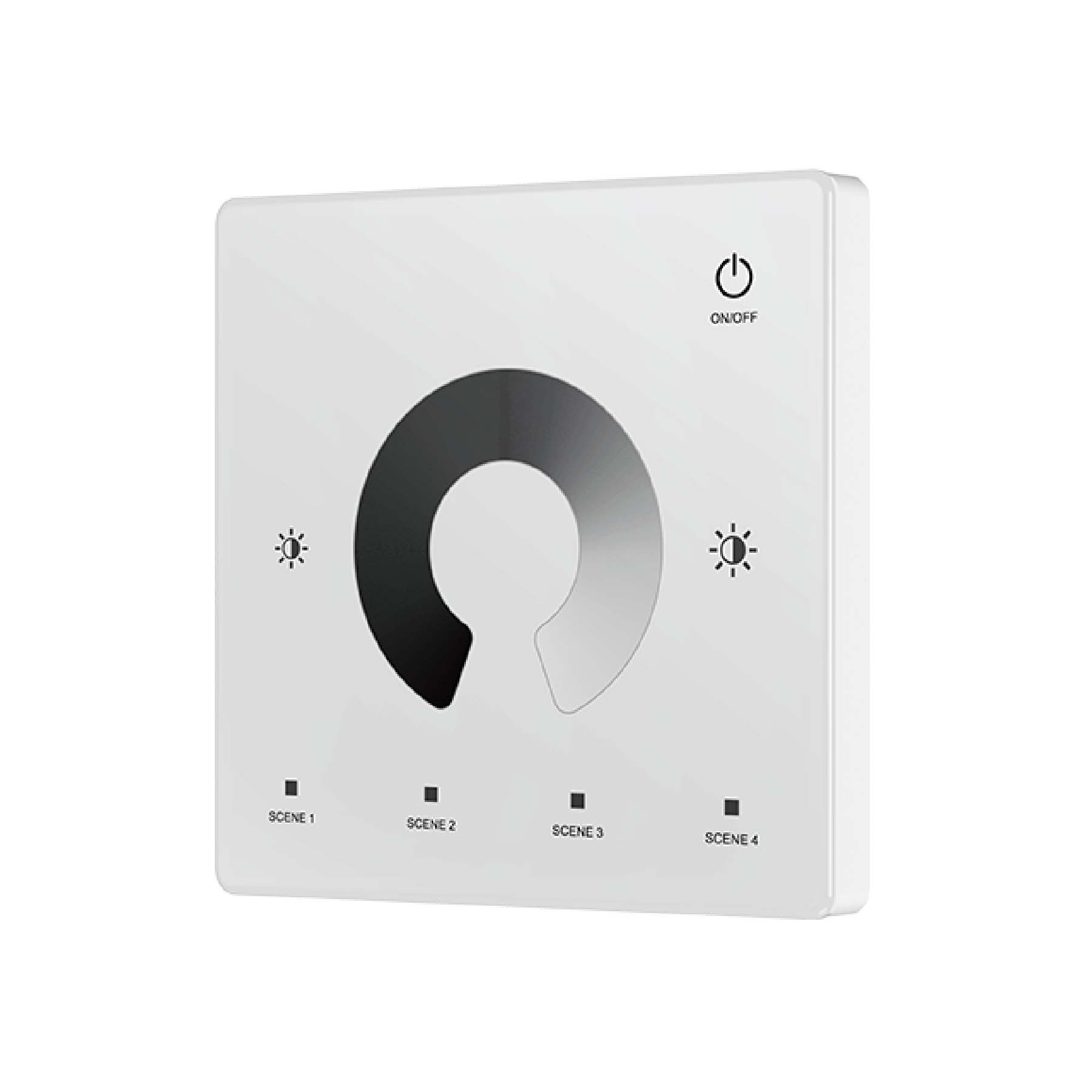 1 Zone Dimming Touch Panel Remote Control 2.4GHz RF 1*CR2032 Battery T