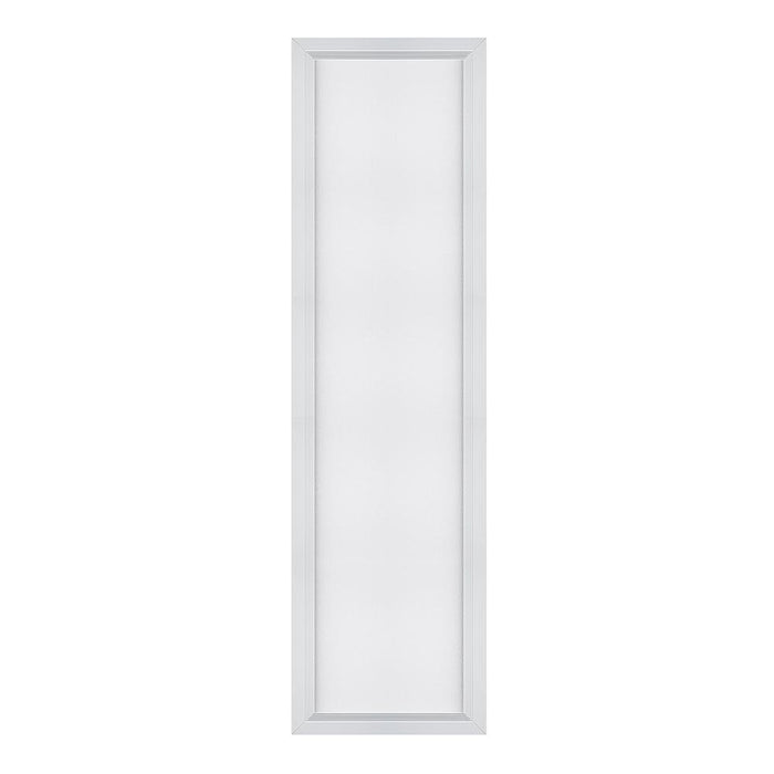 LED Backlit Panel Light Surface Mounted 1200x300mm 42W White Frame