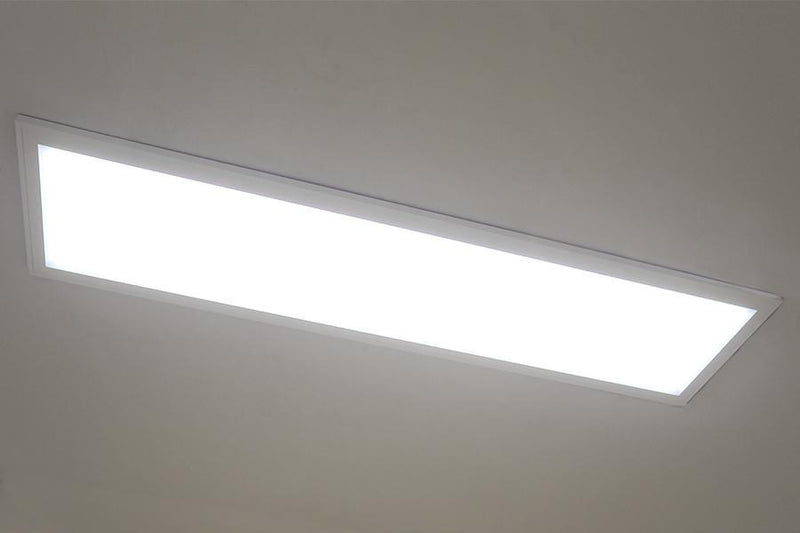 LED Backlit Panel Light Surface Mounted 1200x300mm 42W White Frame