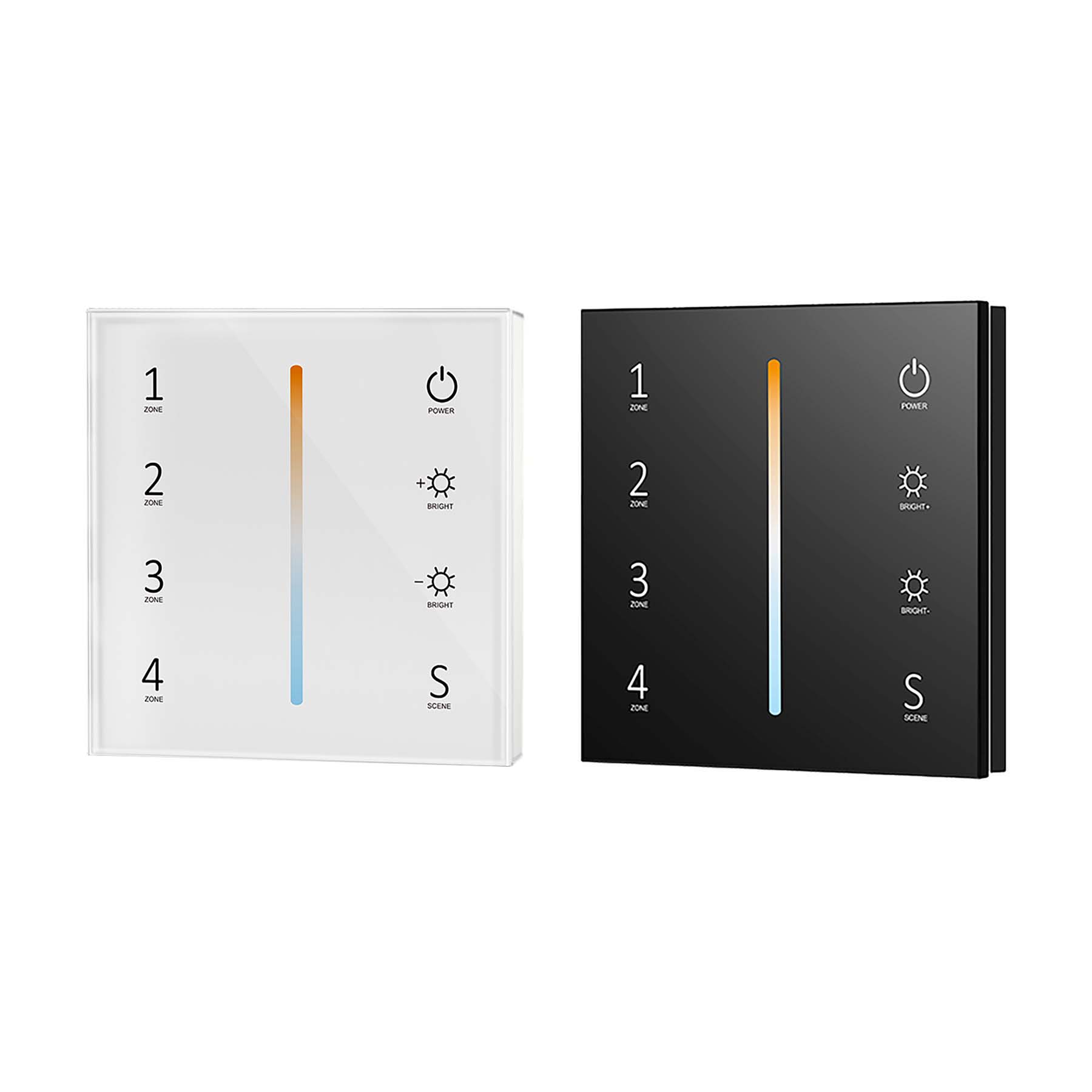 4 Zone CCT Remote Control 2.4GHz RF 100-240V AC Input T12-1