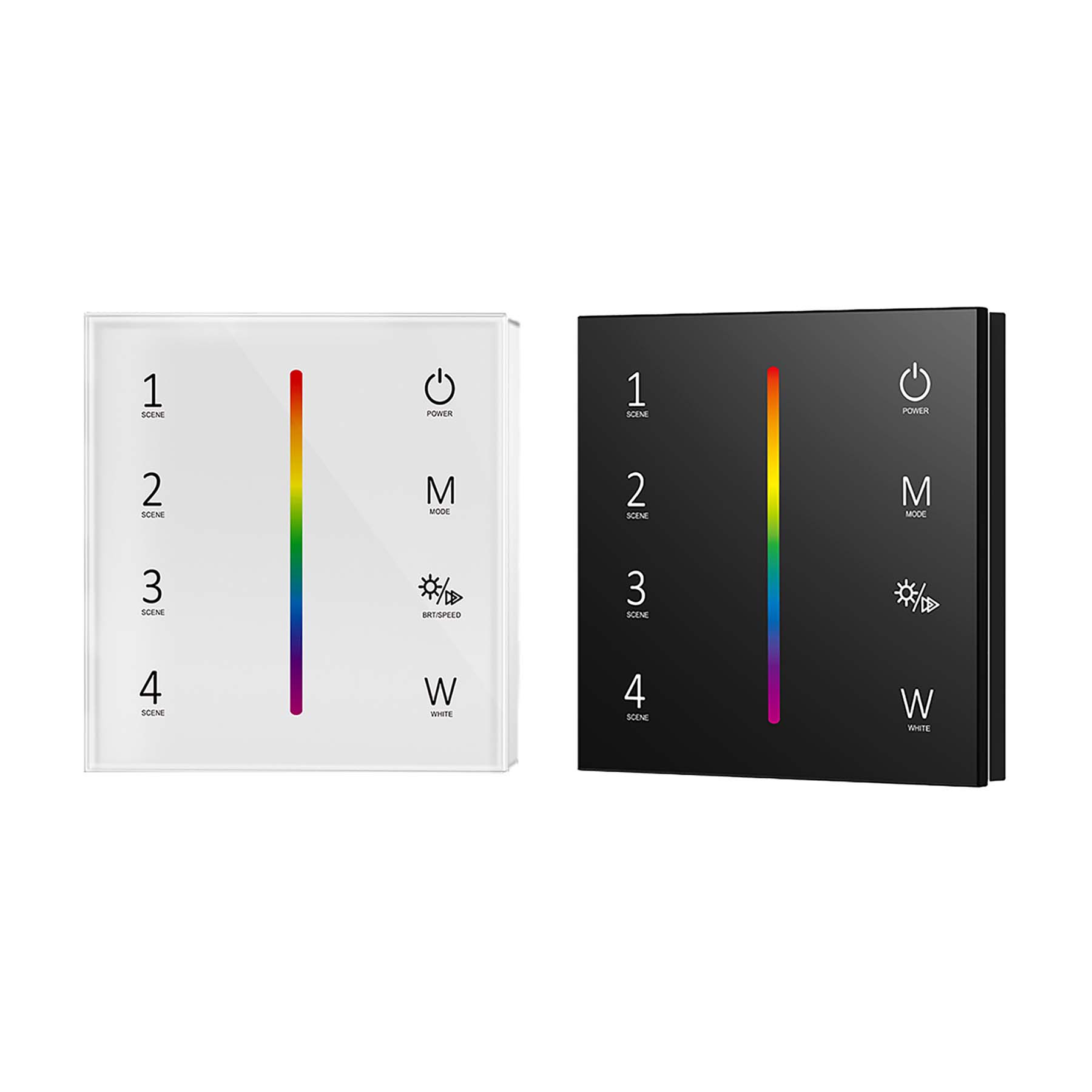 LED 12-24V DC RGBW Controller Touch Panel 4CH*3A 2.4GHz RF T4-1