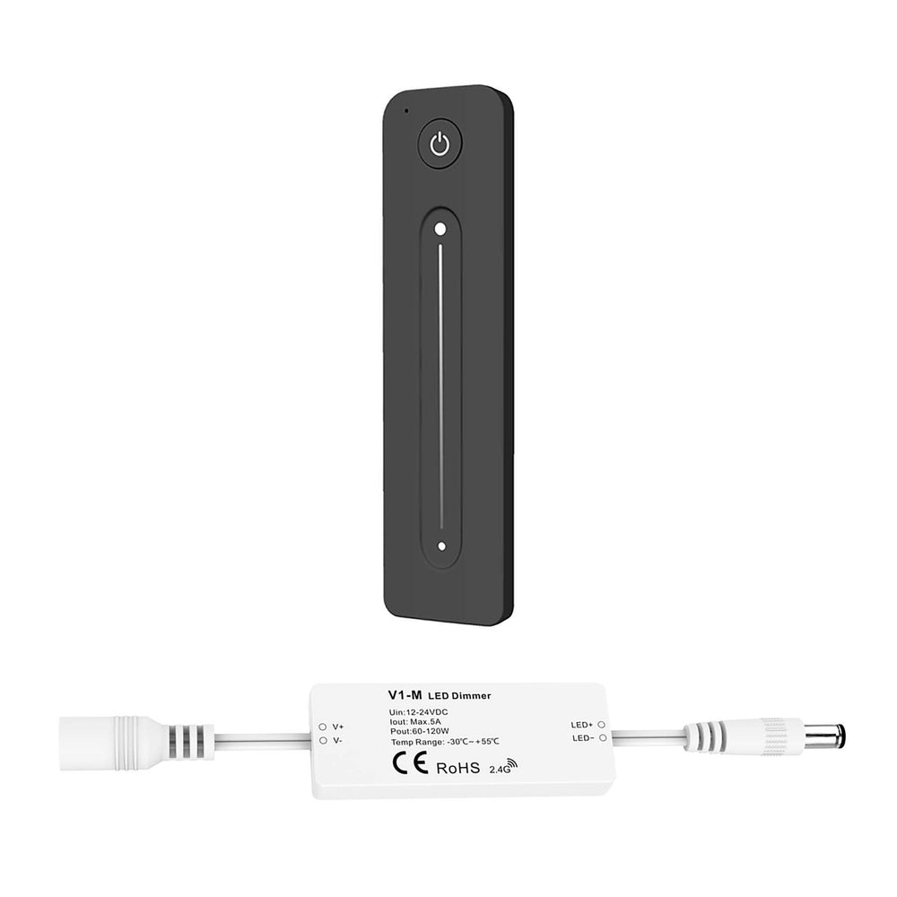 LED 12-24V DC Dimming Controller V1-M(D) + 1 Zone Remote Control R11