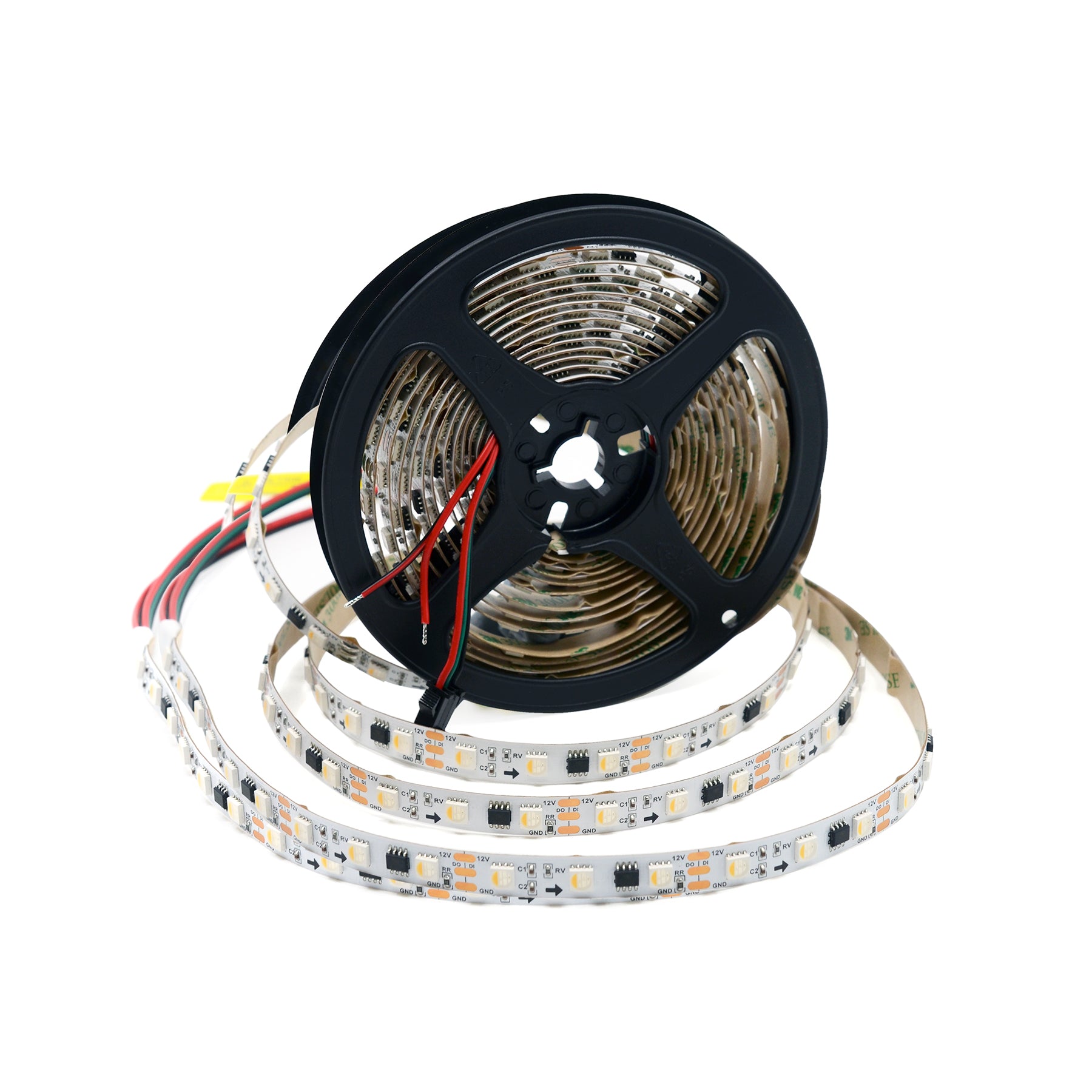 UCS2904 SPI 5050 RGBWW LED Strip Light 12V – 5M Digital Addressable, I