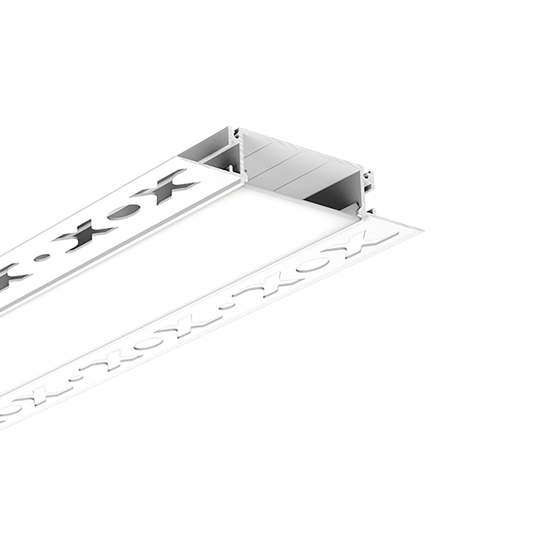 Plaster-In Trimless Recessed LED Aluminium Profile 97.2x18.2mm (186-C9
