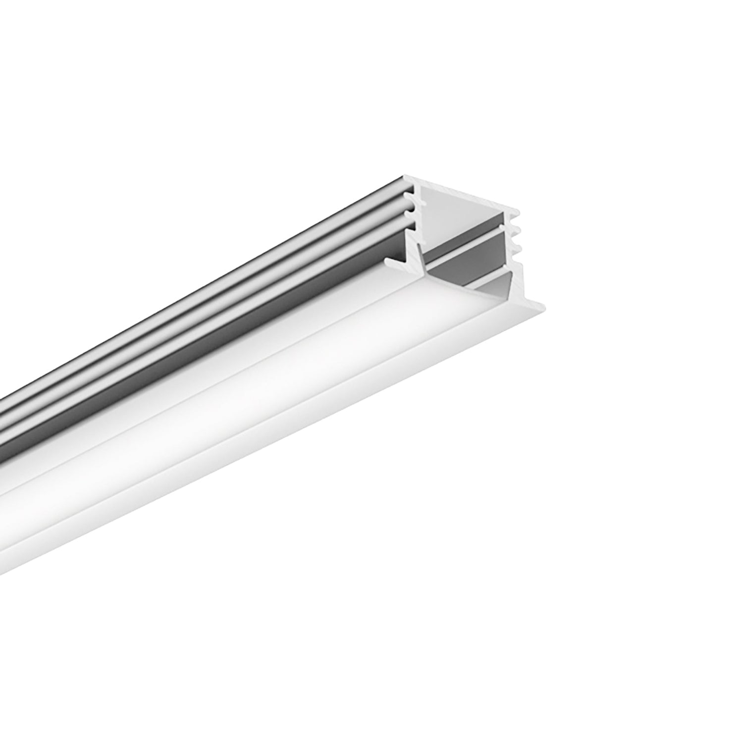 Recessed LED Aluminium Profile 23.8x12mm (006B-Y2412)