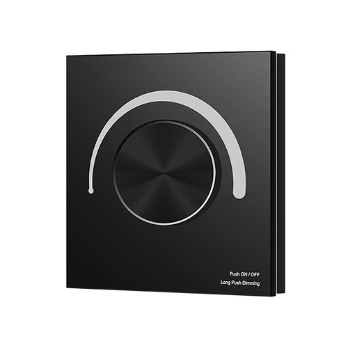 LED Triac Dimmer Switch Wall Rotary Panel 2.4GHz RF AC100-240V S1-K