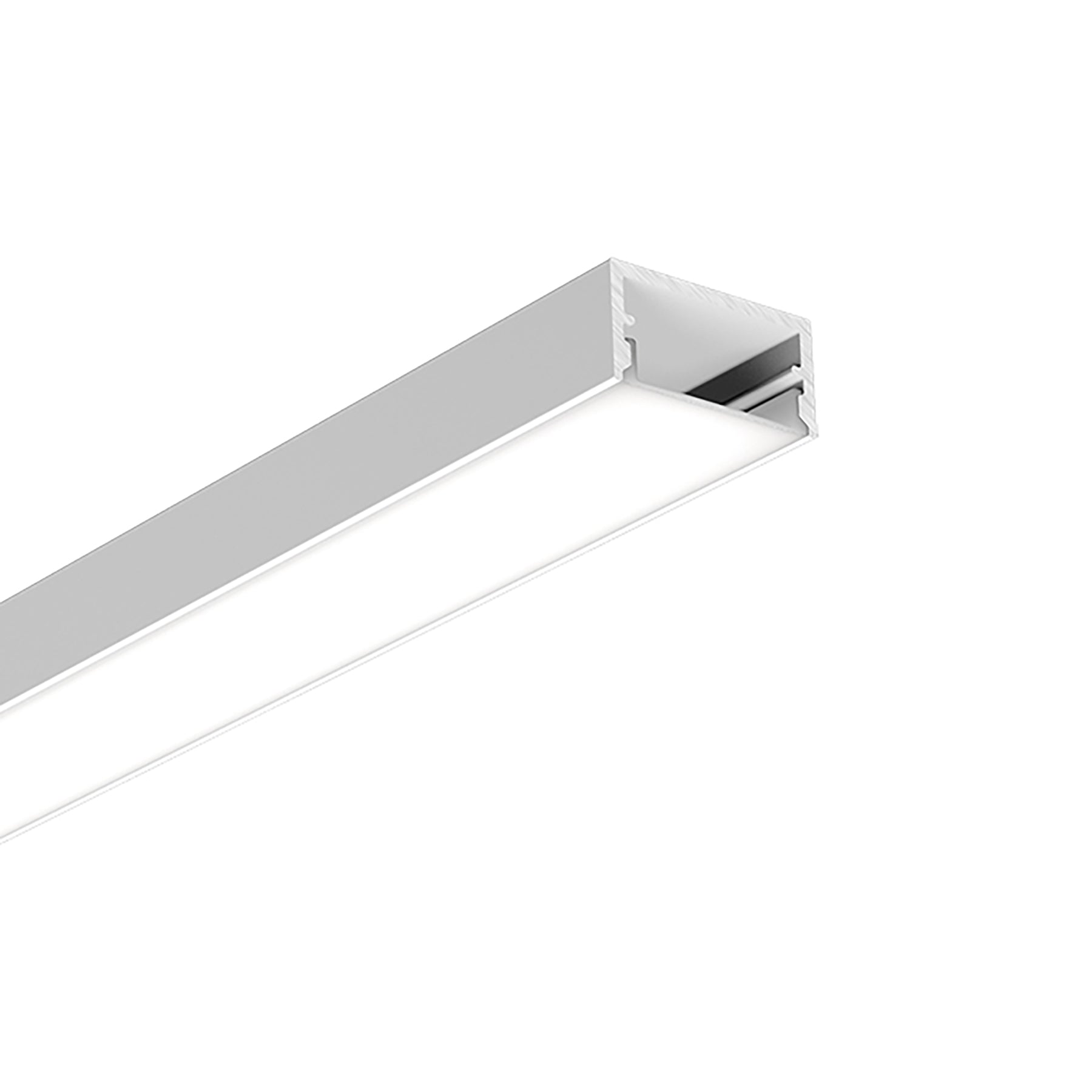 Surface Mounted LED Aluminium Profile 20x10mm (210-M2010)