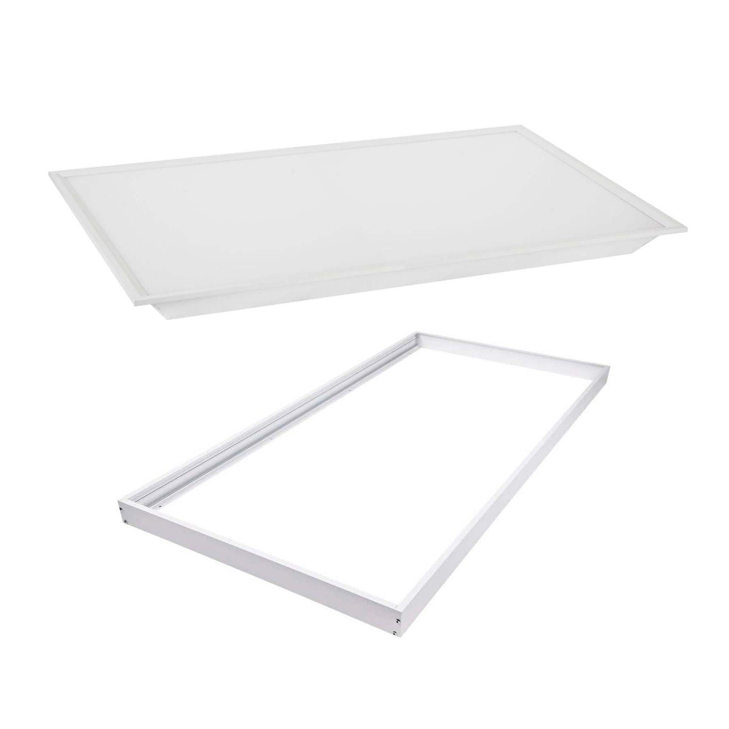 LED Backlit Panel Light Surface Mounted 600x1200mm 84W White Frame