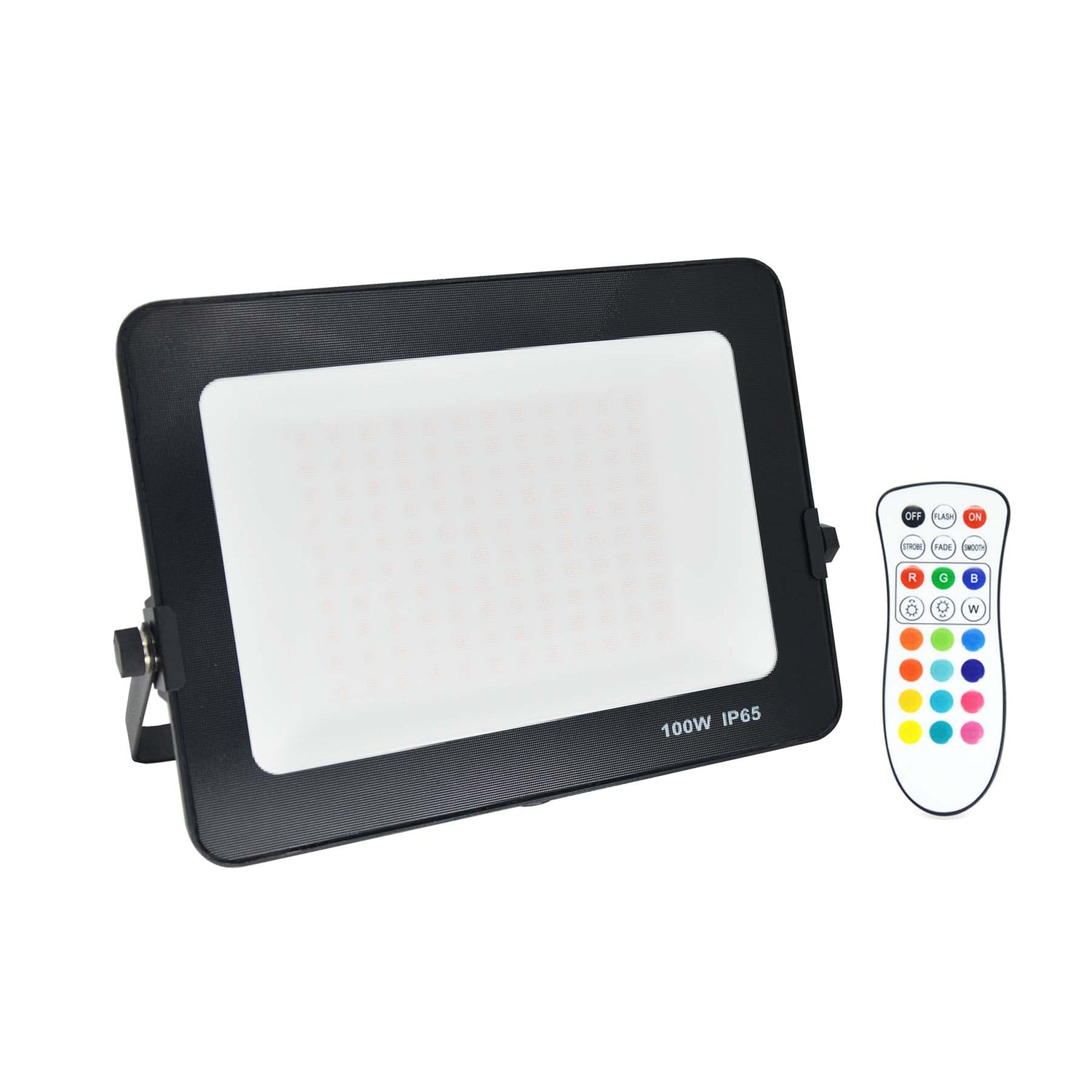 Infinity Black Casing LED Colour Changing RGB Flood Light