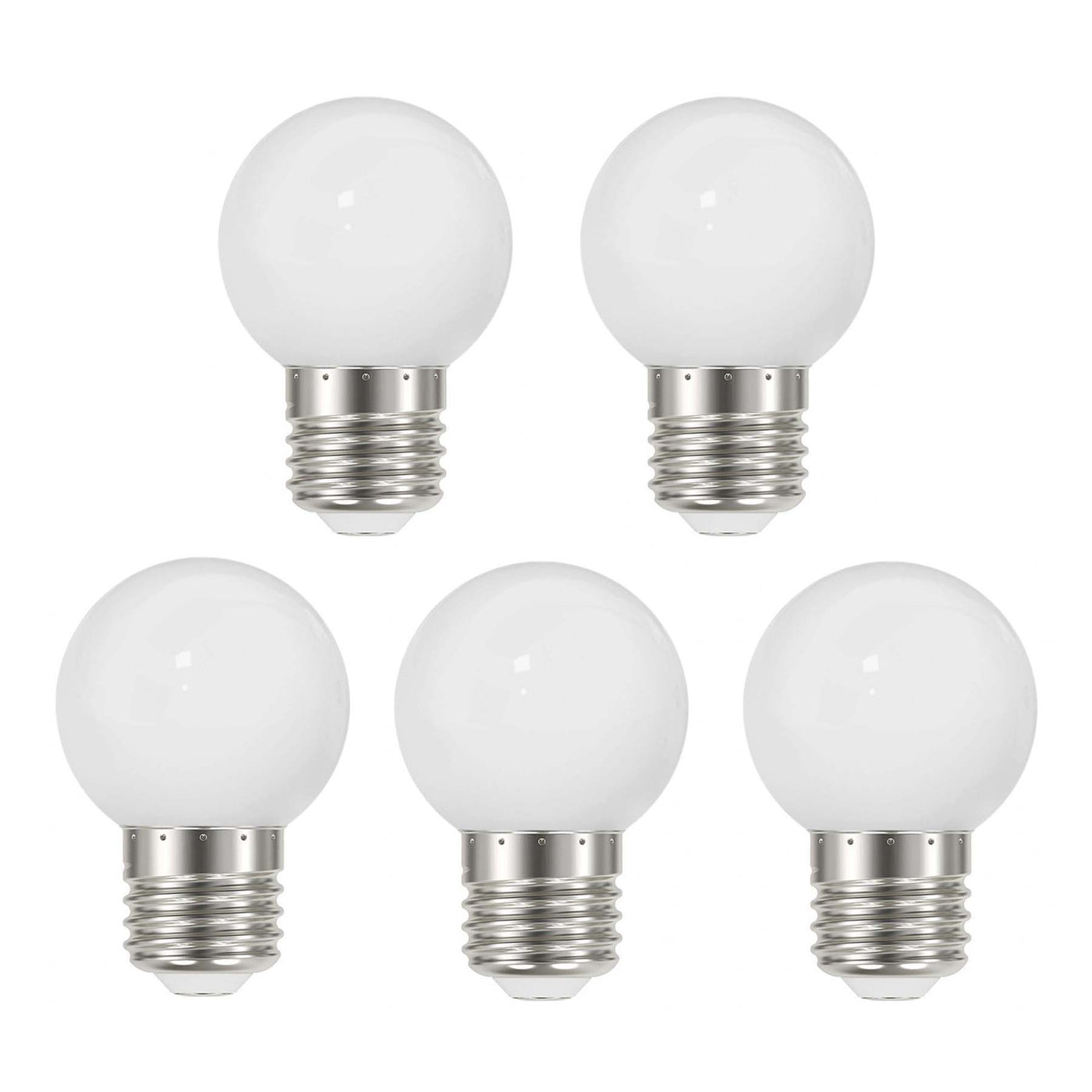 3W E27 Edison Screw Festoon LED Coloured Bulb White