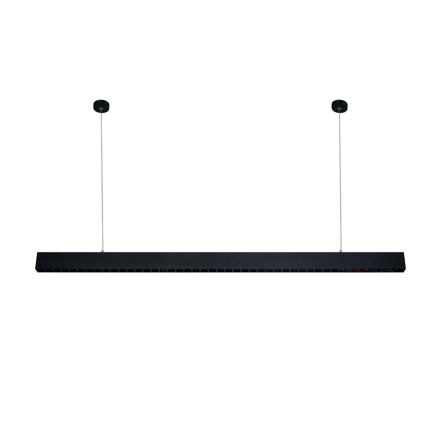 Modern Black LED Ultra Slim Linear Ceiling Pendant Light