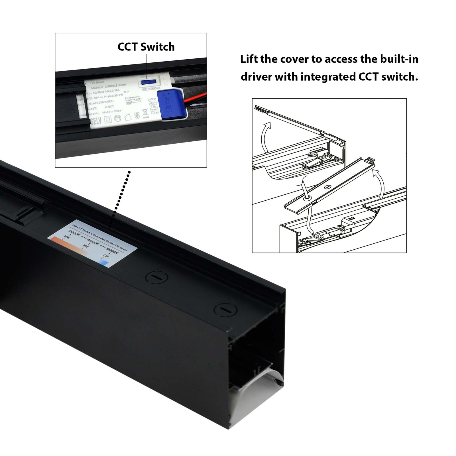 LED Linear Light X Shape Connector Module