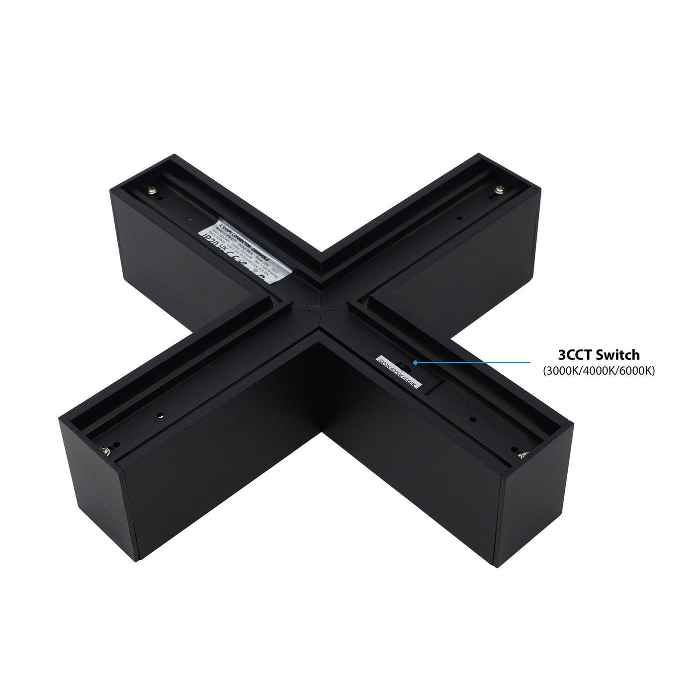 LED Linear Light X Shape Connector