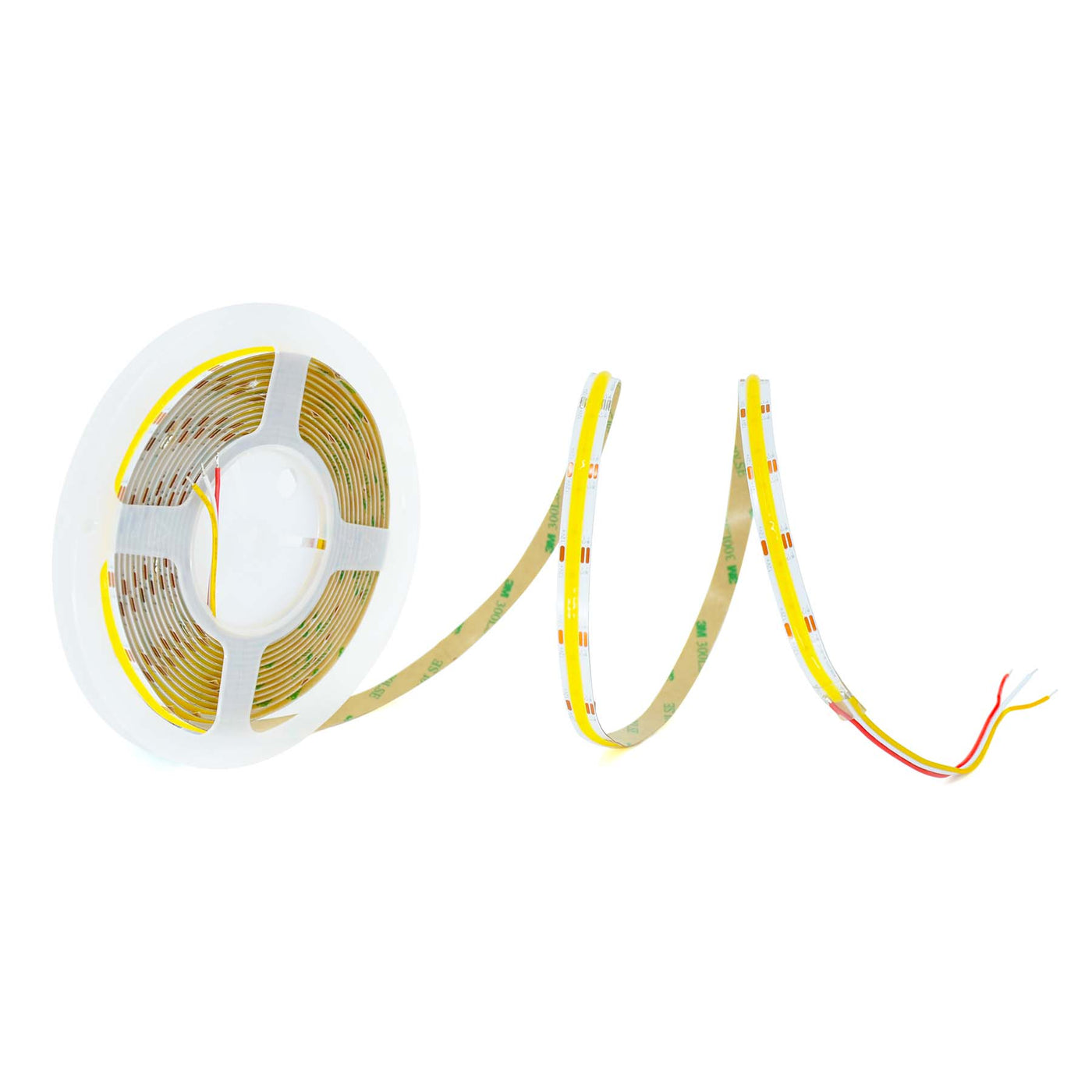 LED COB Strip Light, Seamless, 5M Reel, IP20, 12V, 10mm Wide, CCT