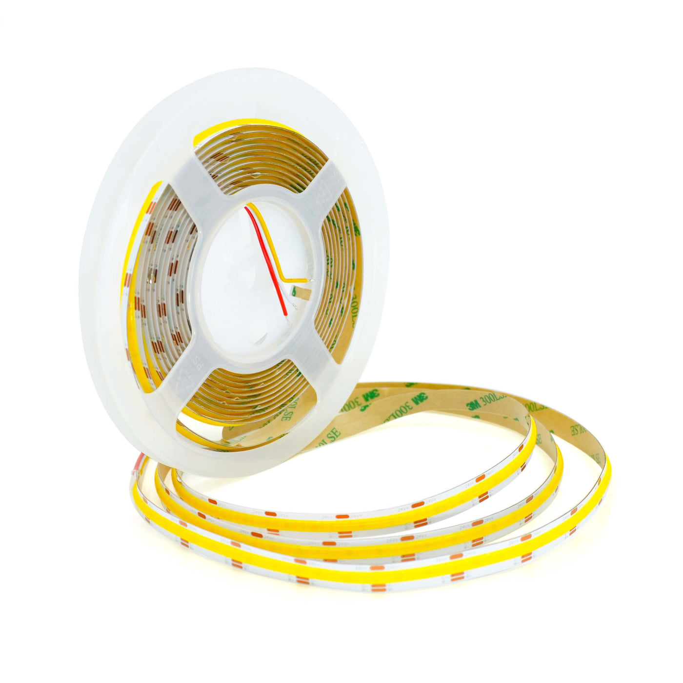 LED COB Strip Light, Seamless, 5M Reel, IP20/IP65, 24V, 10mm/12mm Wide