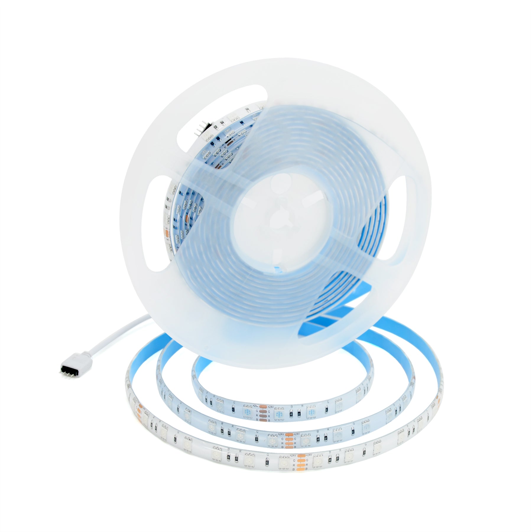 LED 5050 Strip Light, 5M Reel, IP44, 24V, 60 LEDs/M, RGB