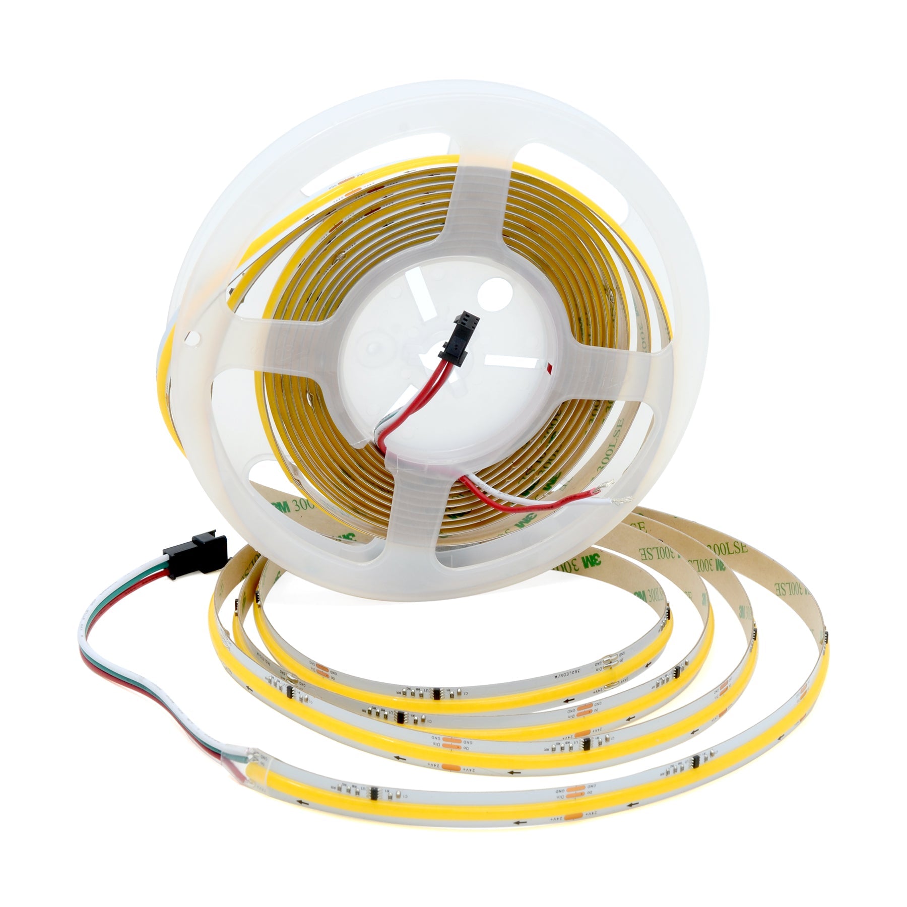 WS2811 COB Flowing Effect LED Strip Light, 24V, 5M Reel, IP20 | Dynami