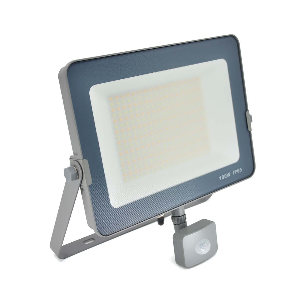 Infinity Grey Casing Tri-Colour LED Flood Light With PIR Motion Sensor