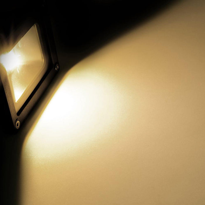 Slim Black Casing LED Flood Light With PIR Motion Sensor