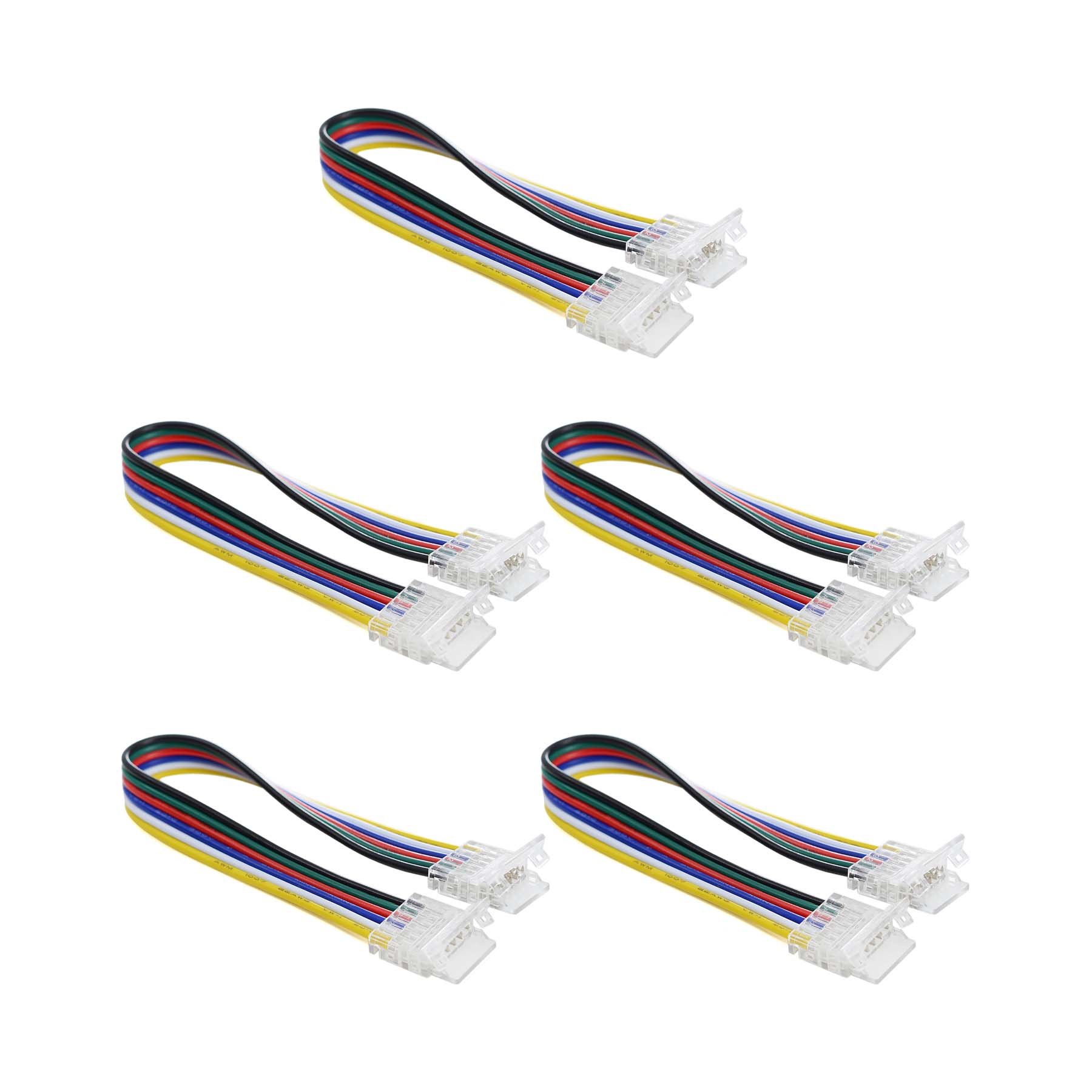 Led Dc Connector 2 Wires Amazon.com: 10mm LED Strip To Wire Connector