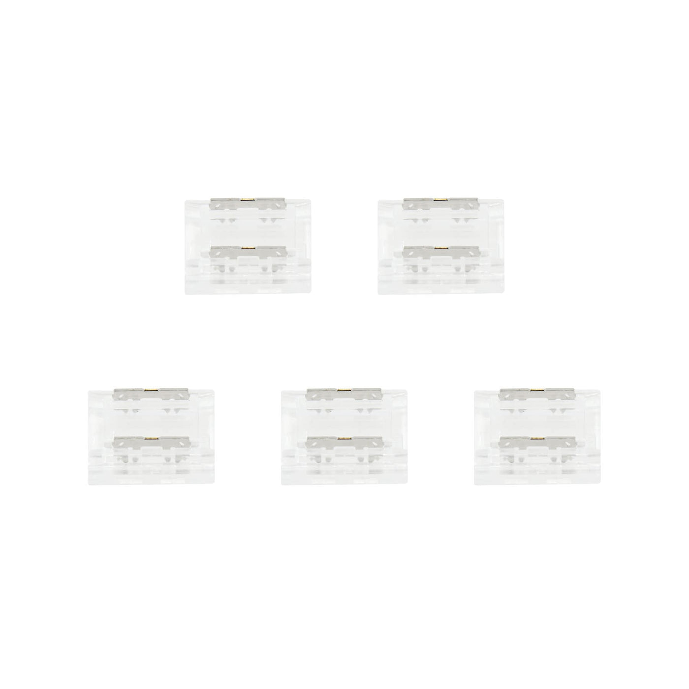 2 Pin Solderless Strip To Wire Straight Connector For Single Colour Le
