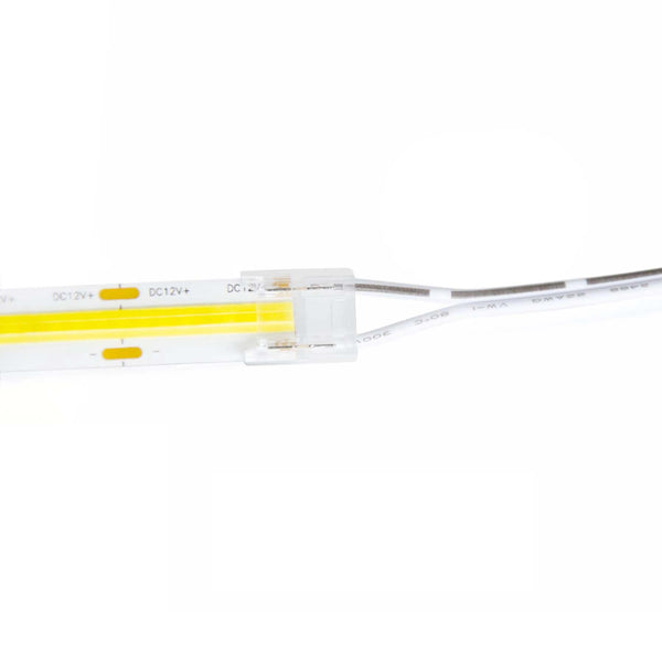 2 Pin Solderless Strip to Wire Straight Connector For Single Colour LE
