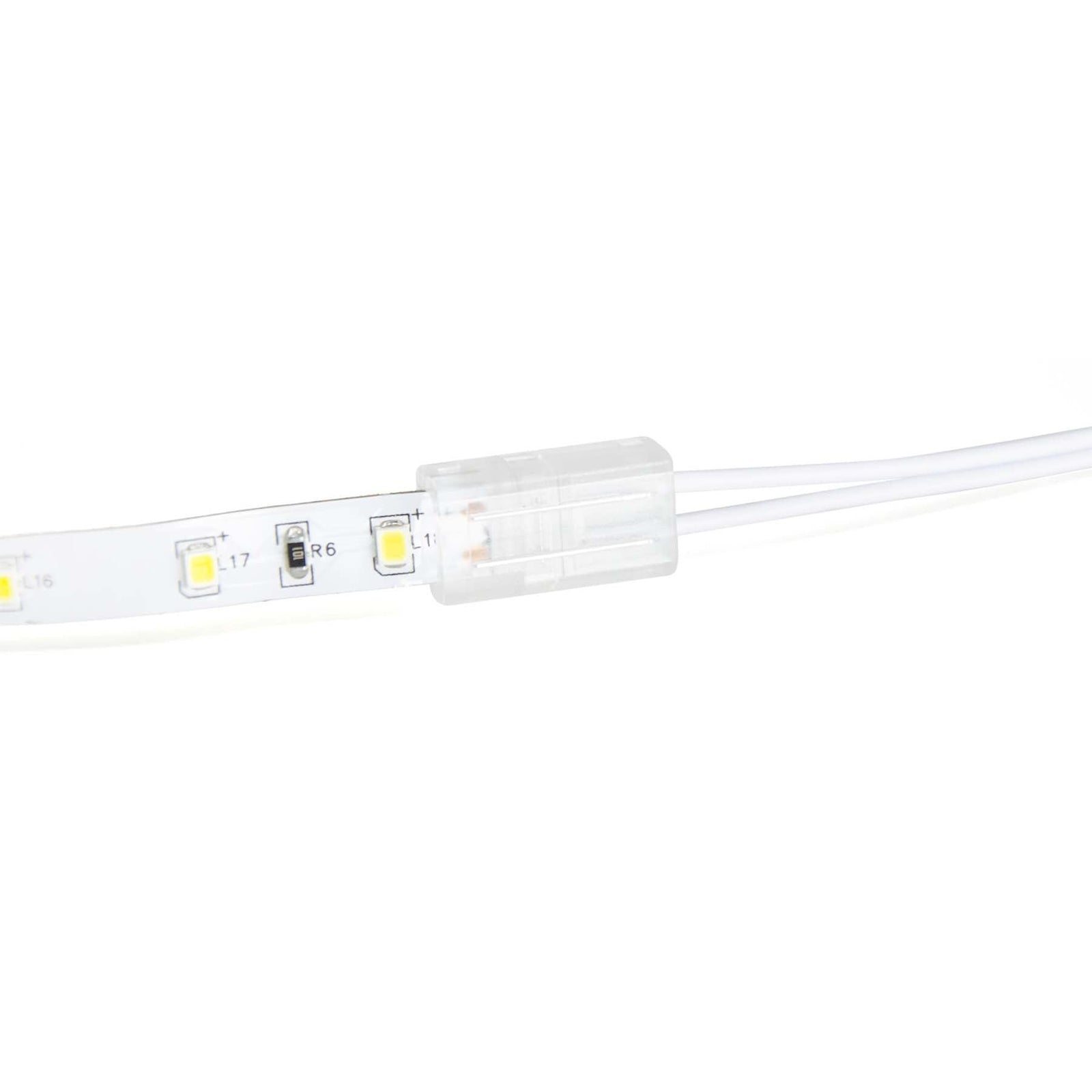 2 Pin Solderless Strip to Wire Straight Connector For Single Colour LE