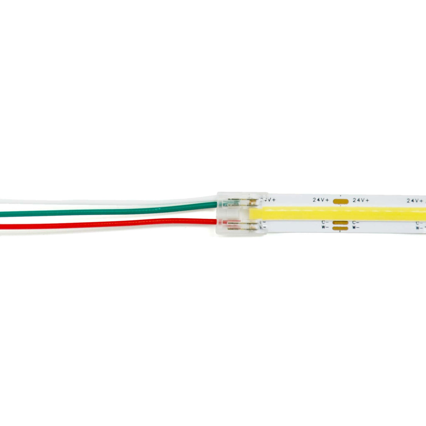 3 Pin Solderless Strip to Wire Connector For CCT/Pixel LED COB Strip L