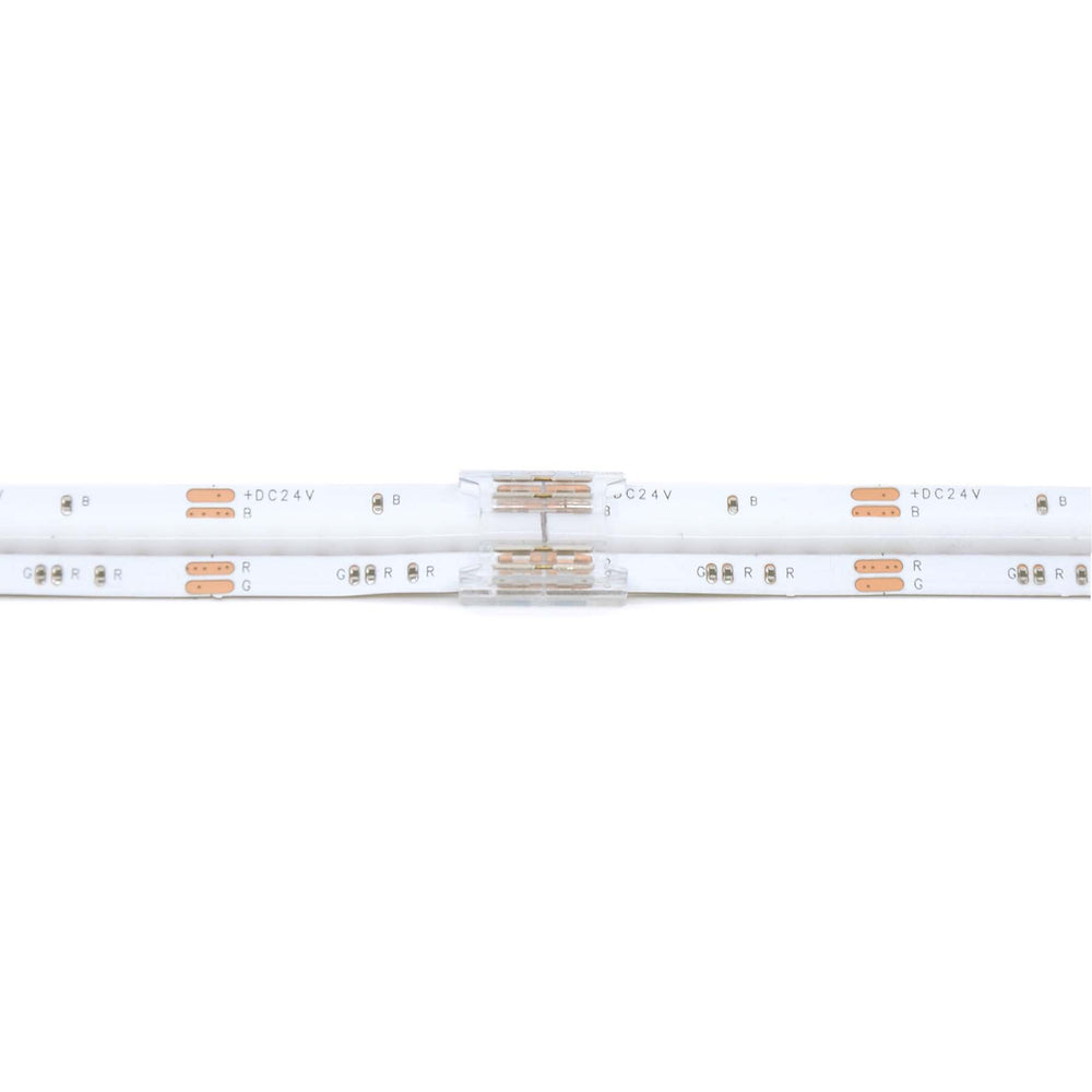 4 Pin Solderless Straight Connector For Rgb Led Cob Strip Lights