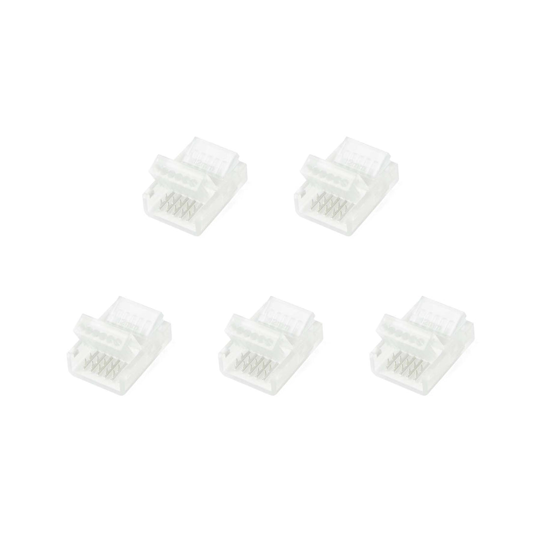6 Pin Solderless Strip to Wire Connector For RGB+CCT LED Strip Lights