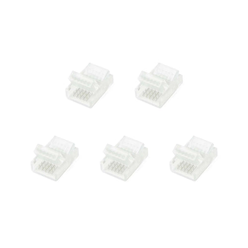 6 Pin Solderless Strip to Wire Connector For RGB+CCT LED Strip Lights