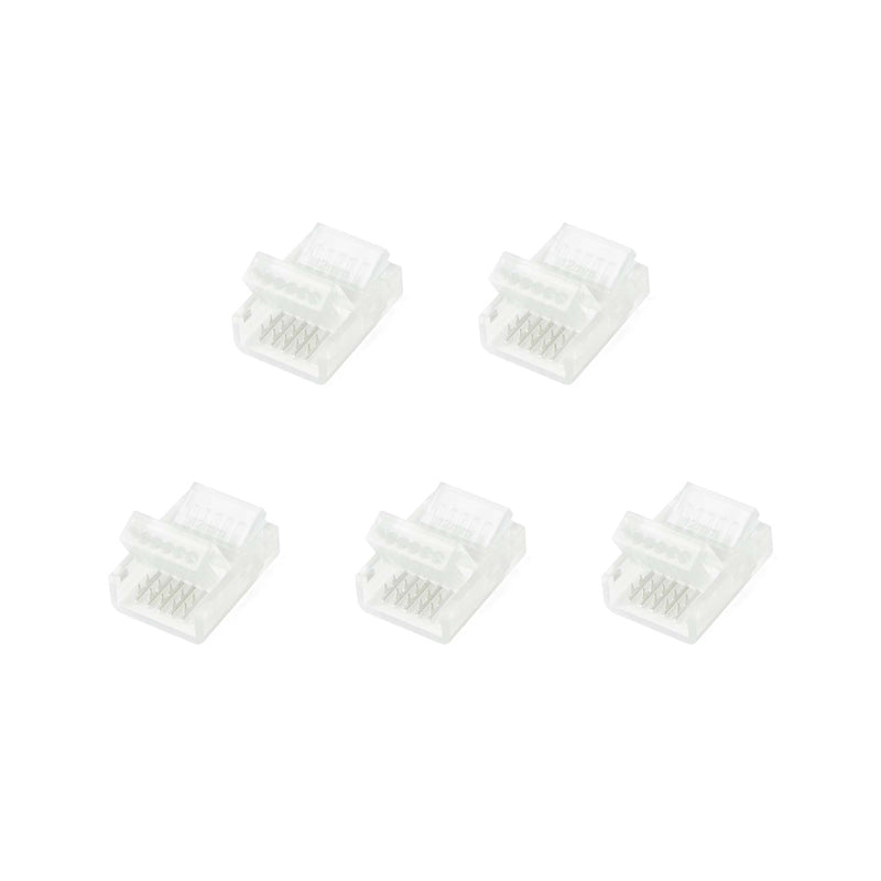 6 Pin Solderless Strip to Wire Connector For RGB+CCT LED Strip Lights