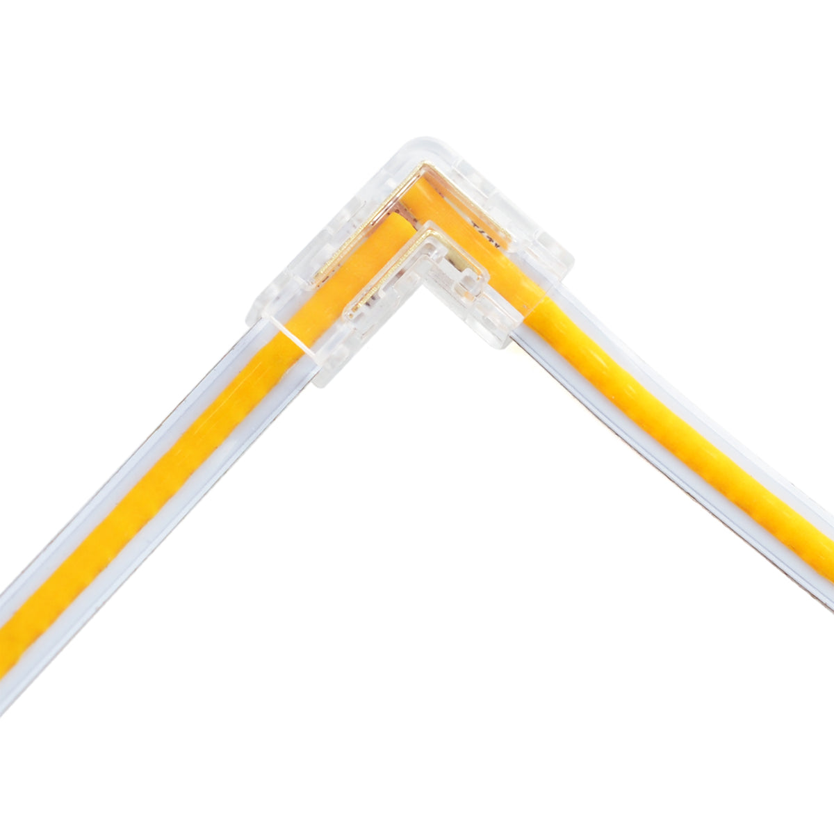 Quick Fit Solderless L Shape Corner Connector For DC LED Strip Lights