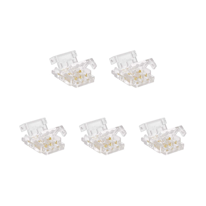 Quick Fit Solderless Strip To Wire Straight Connector For Dc Led Strip