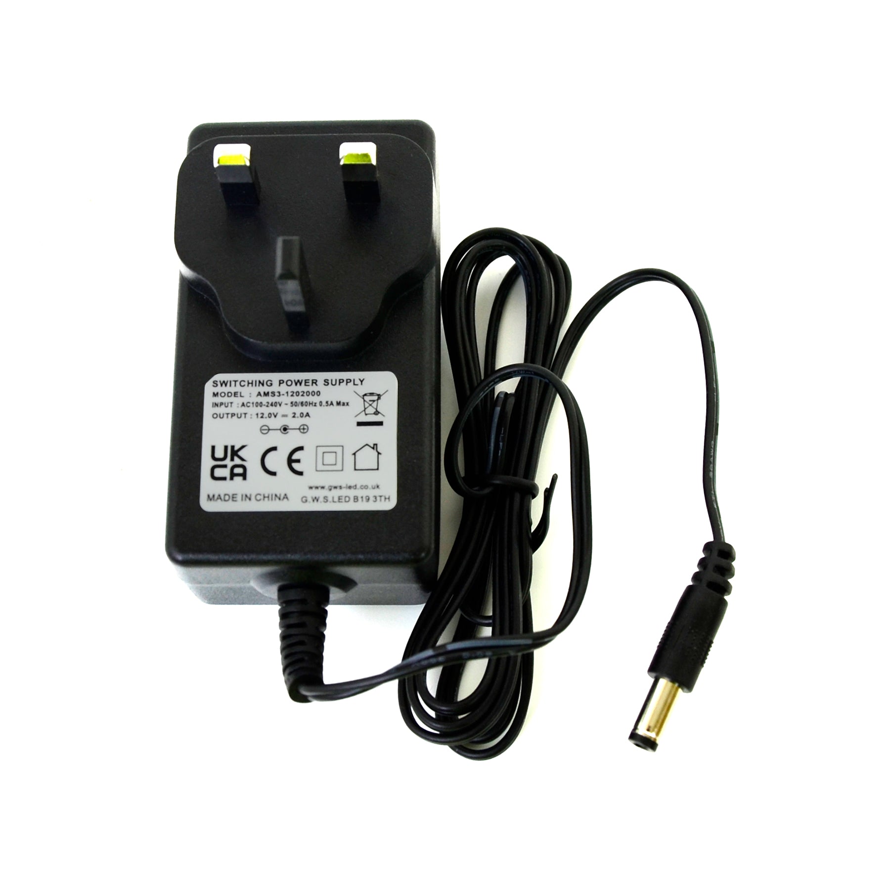 Plug & Play LED Power Supply Transformer DC 12V 24W 2A IP20