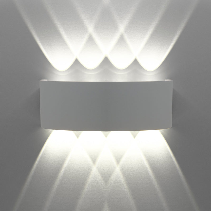 White 8W LED Up and Down Wall Light (WL-T8)
