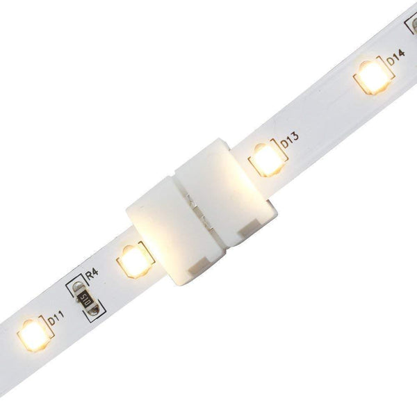 2 Pin Solderless Straight Connector For LED Single Colour Strip Lights