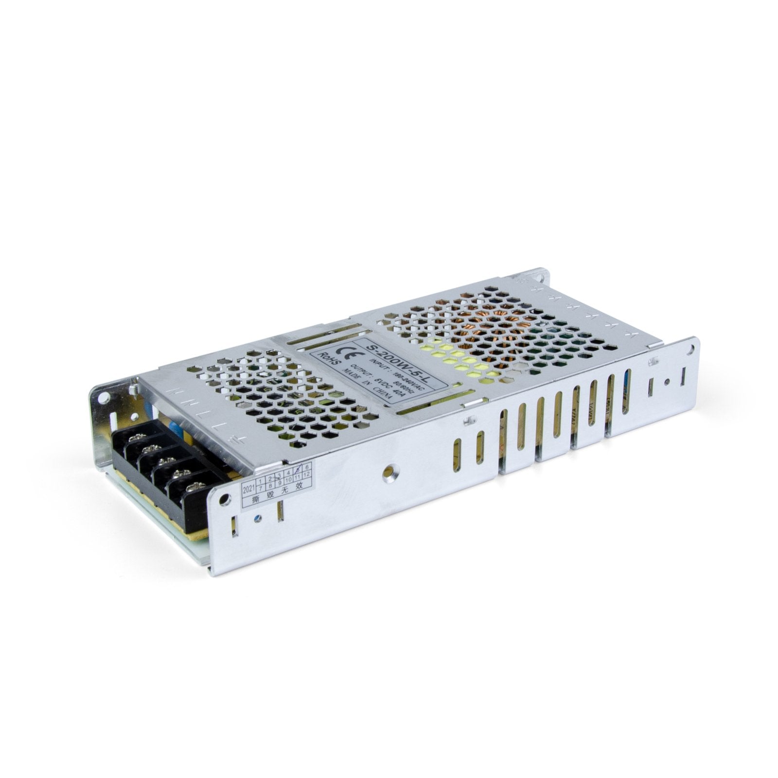 LED Power Supply Transformer DC 5V 200W 40A IP20