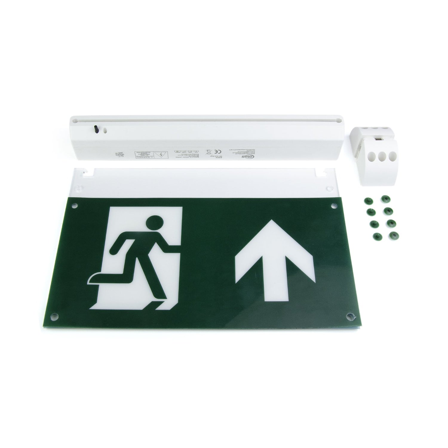 2W LED Emergency Exit Light - Up Arrow Legend