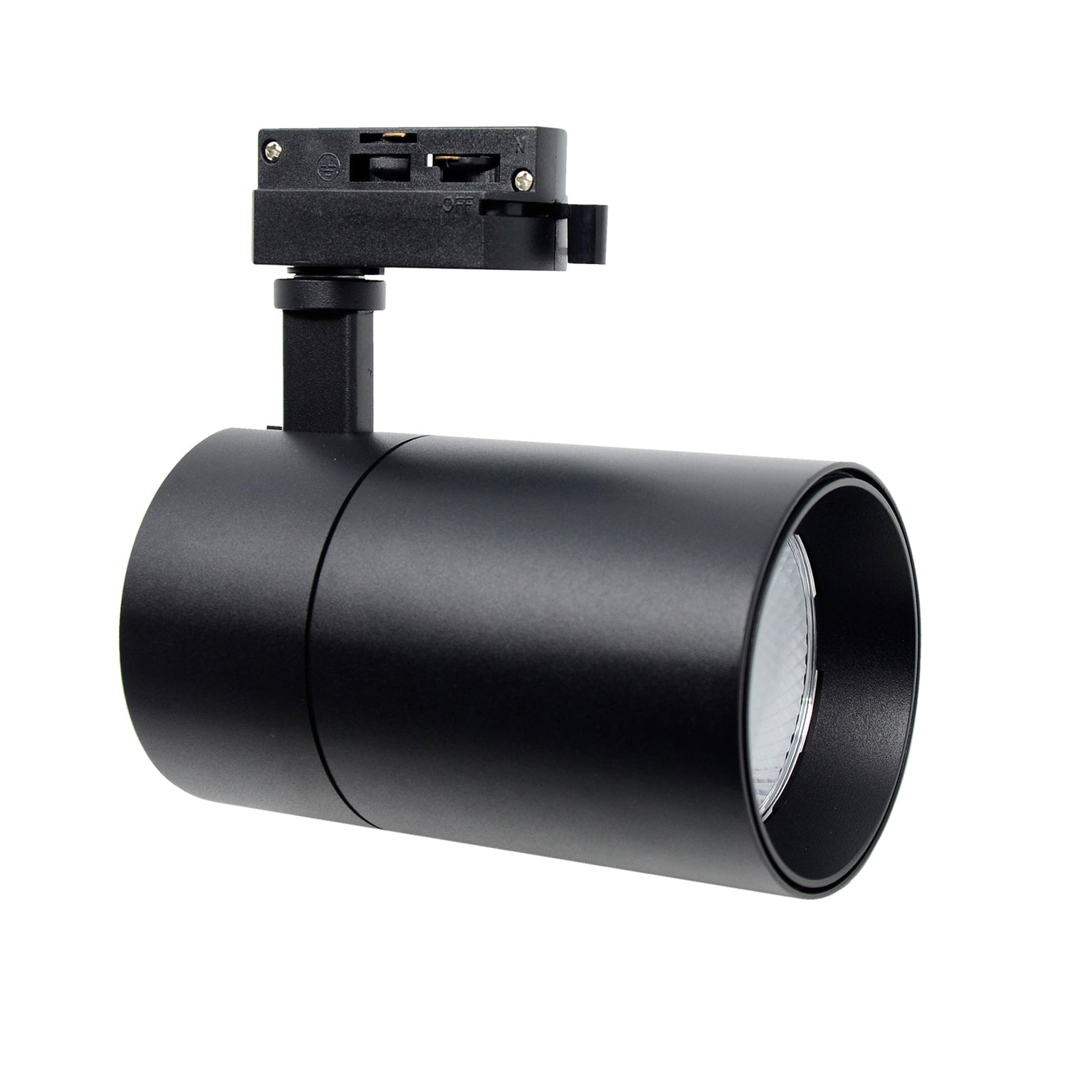 Black Dimmable LED Track Spotlight 3CCT