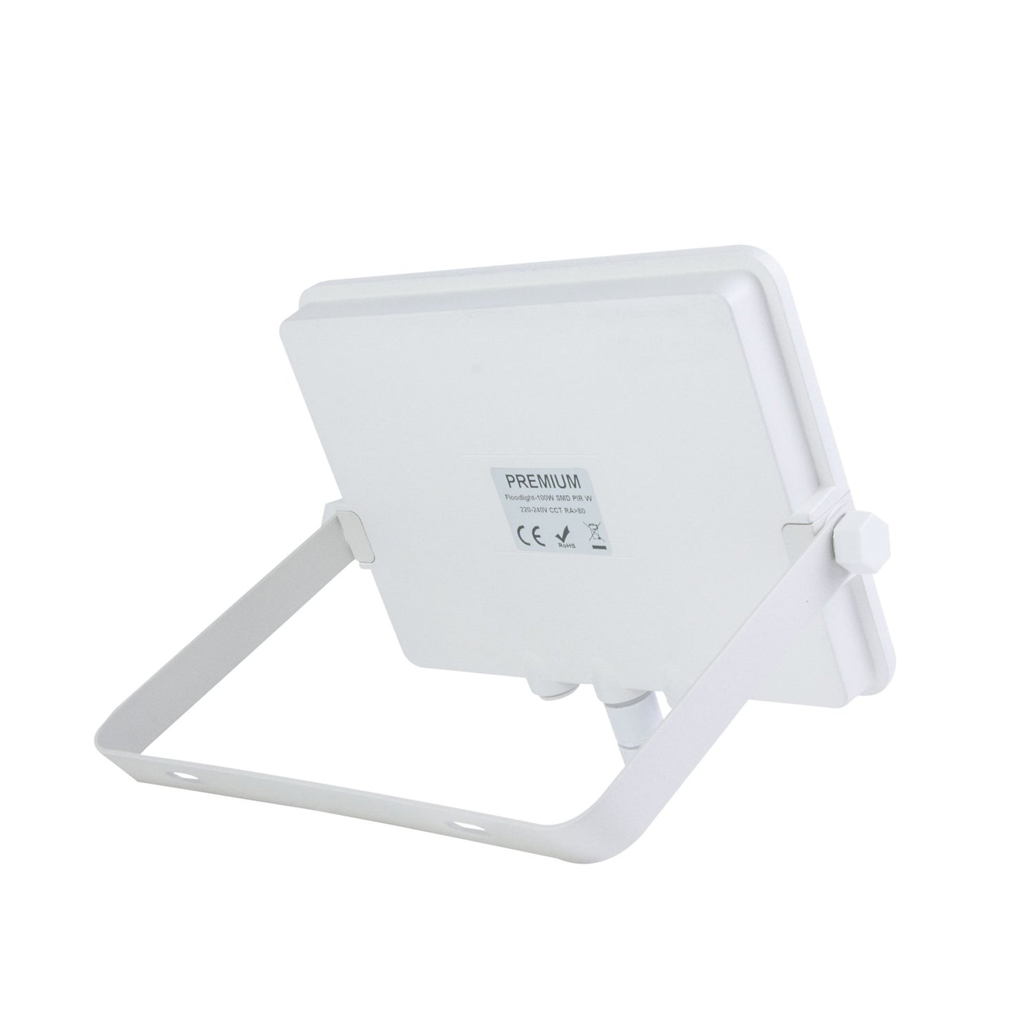 Infinity White Casing Tri-Colour LED Flood Light With Dusk Till Dawn S