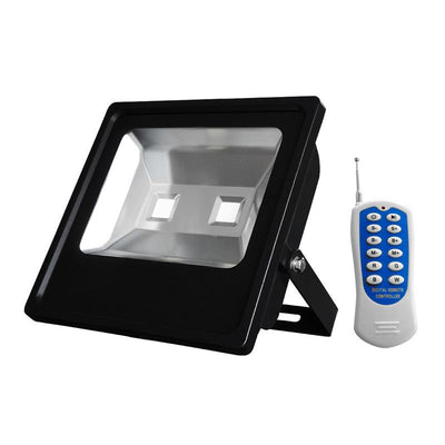 Slimline Black Casing LED Colour Changing RGB Flood Light
