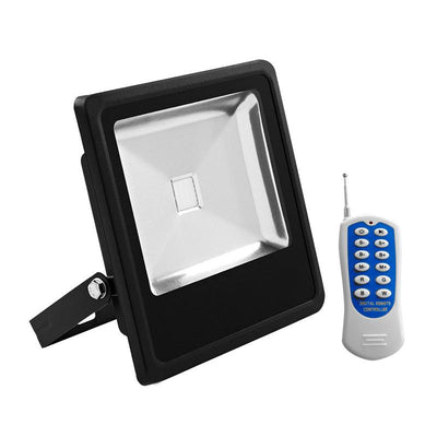 Slimline Black Casing LED Colour Changing RGB Flood Light