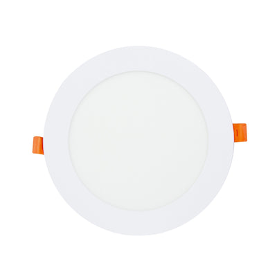 Recessed Round LED Slim Panel Light 3 Colours Built-in