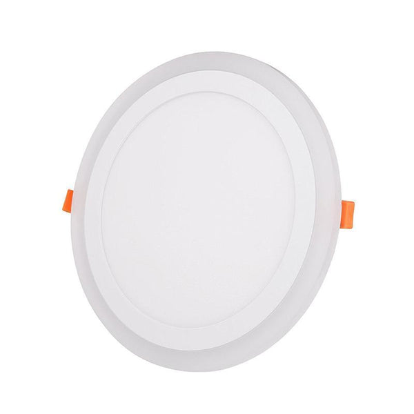 Recessed Round Blue Edge Lit LED Panel Light