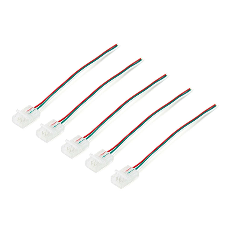 3 Pin 1 End Solderless Wire Connector For CCT/Pixel LED Strip Lights