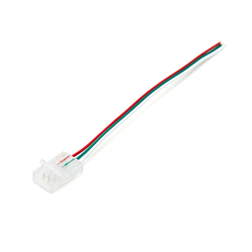 3 Pin 1 End Solderless Wire Connector For CCT/Pixel LED Strip Lights