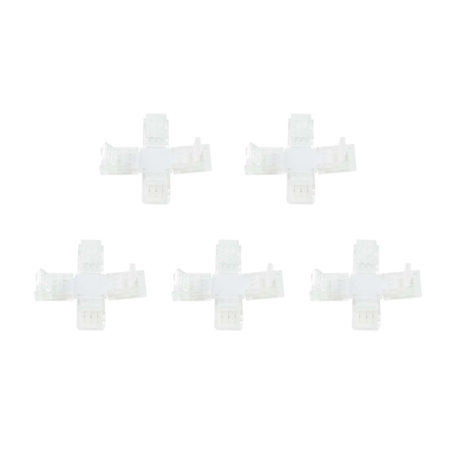 3 Pin Solderless X Shape Connector For Cctpixel Led Strip Lights