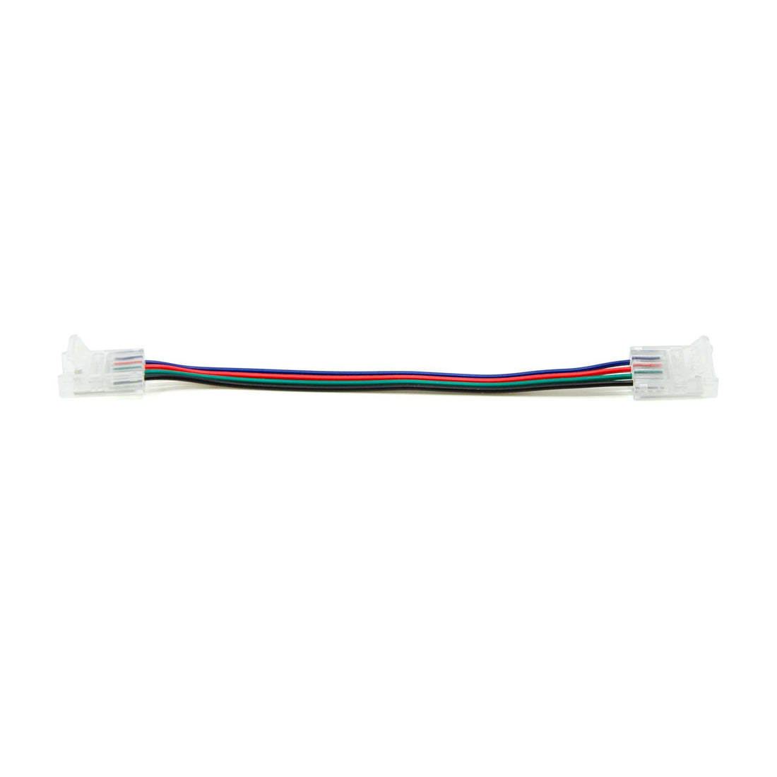 4 Pin 2 End Solderless Wire Connector For RGB LED Strip Lights